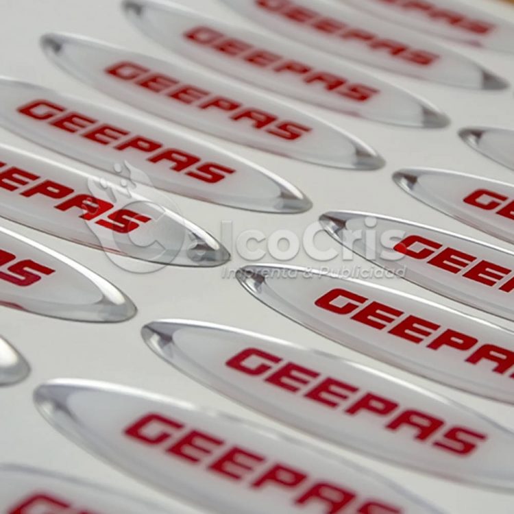 Stickers en Alto Relieve (Encapsulados de Resina 3D) / Adhesivos ...